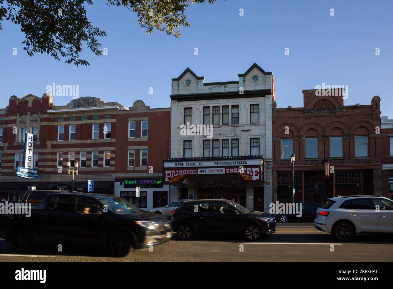 Edmonton Stratchona historical district Stock Photo - Alamy