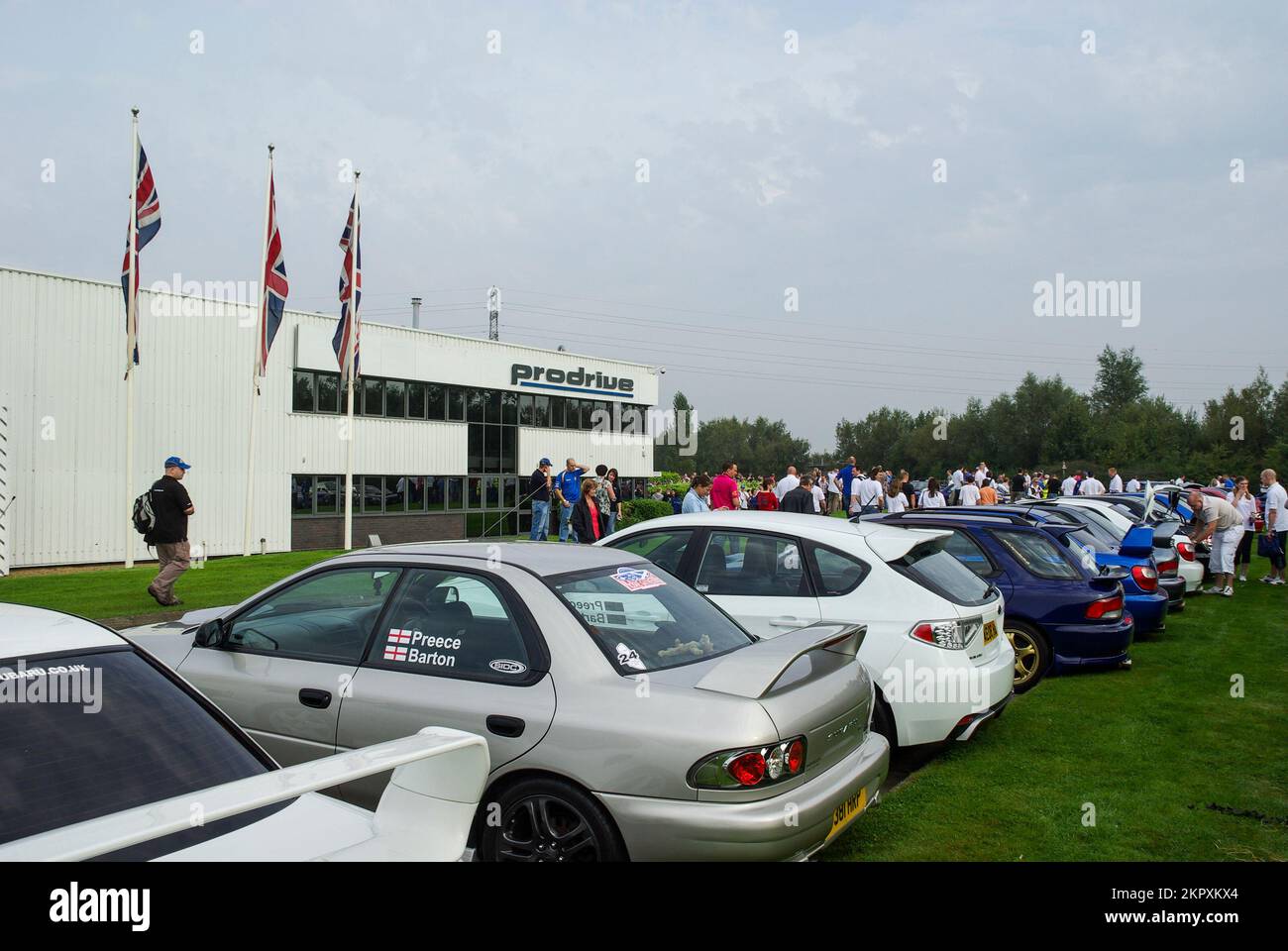 McRae Gathering. Around 1200 Subaru Impreza cars gathered at Prodrive ...