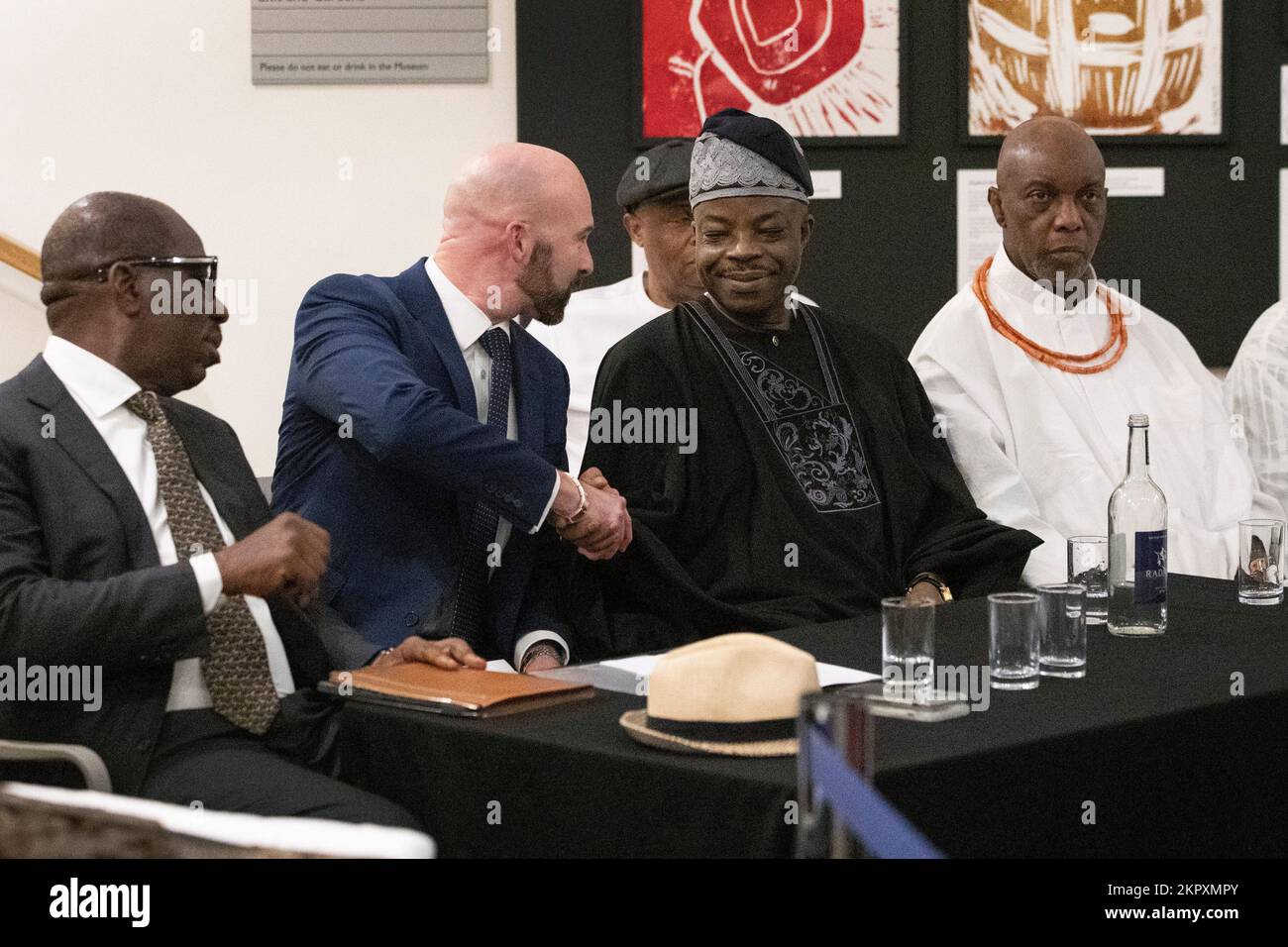 Professor Abba Tijani (left) General Director- General of NCMM, His ...