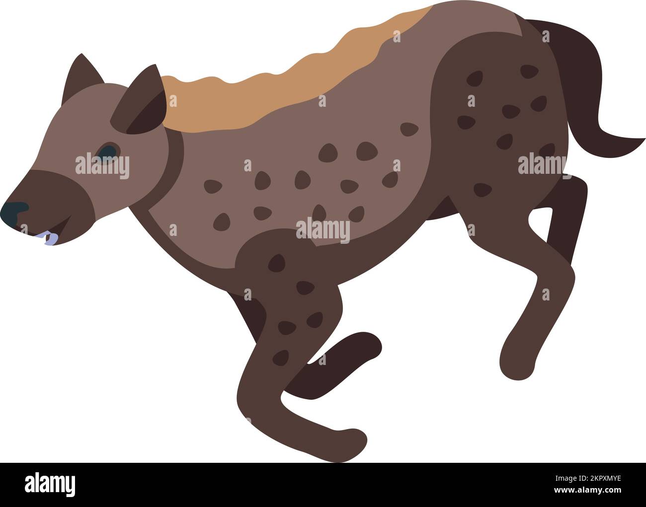 Running hyena icon isometric vector. Wild animal. Savanna dog Stock ... Running hyena icon isometric vector. Wild animal. Savanna dog Stock ...