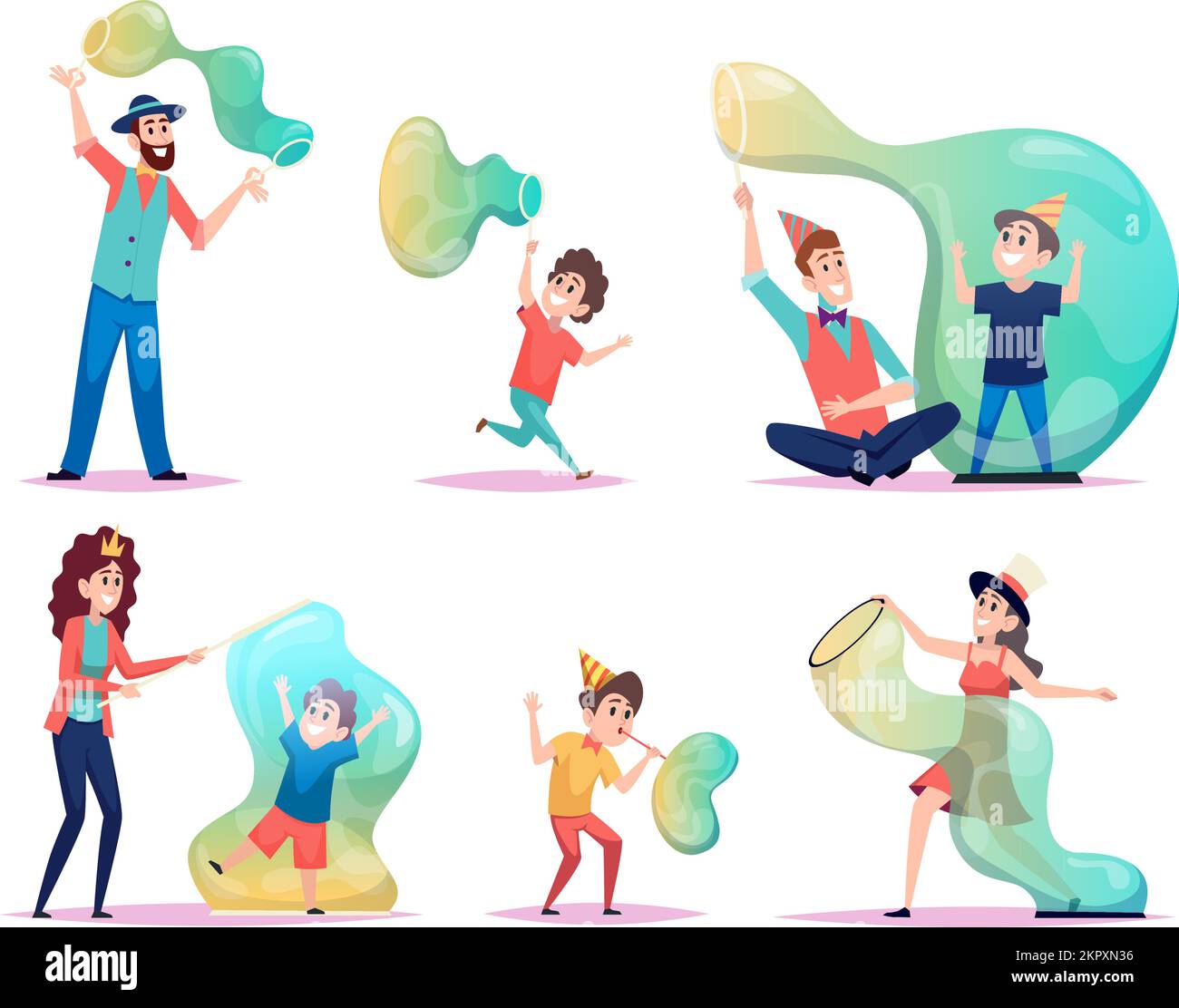 Soap Bubbles Show Attraction For Kids Transparent Big Soap Bubbles