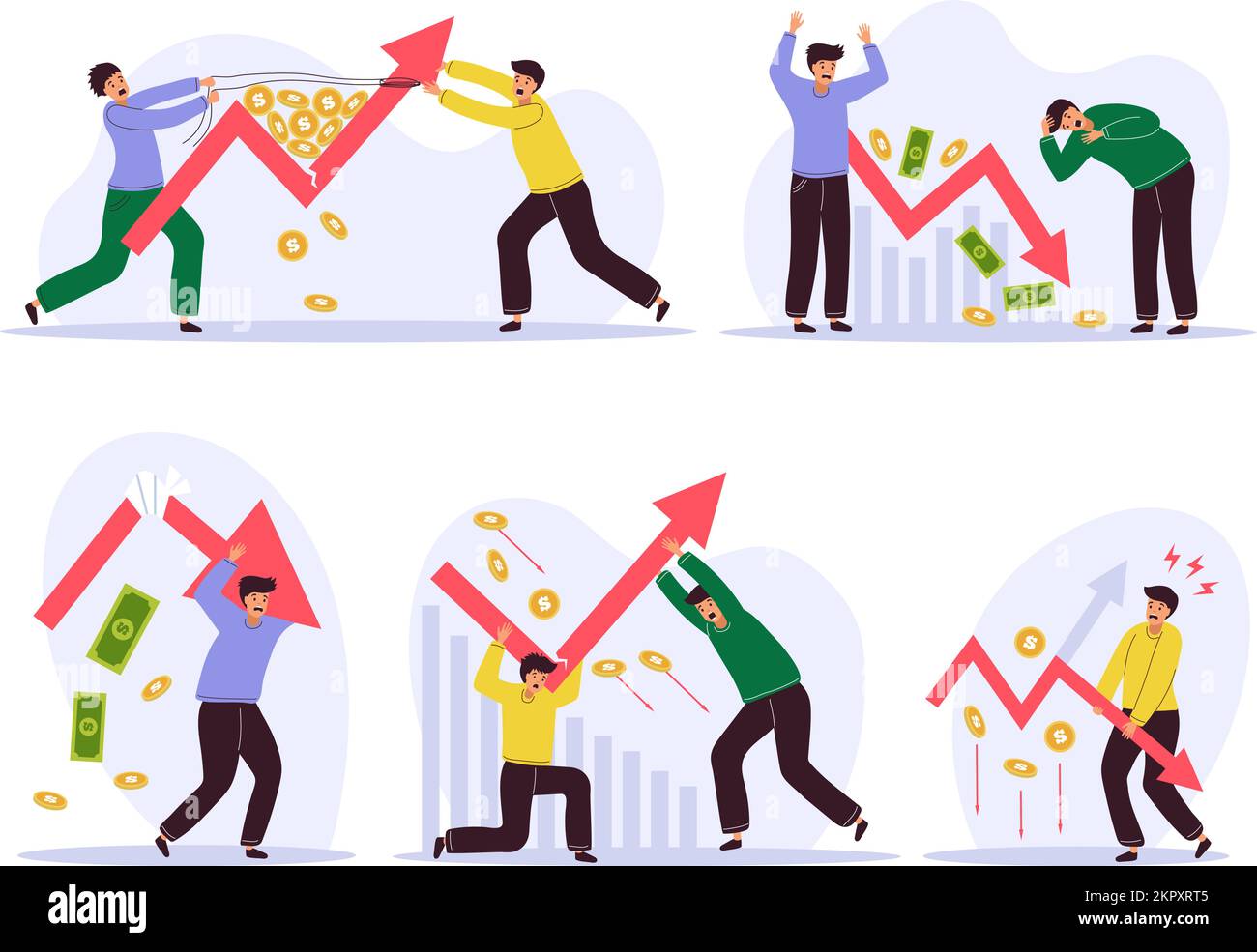 Scary recession Stock Vector Images - Alamy