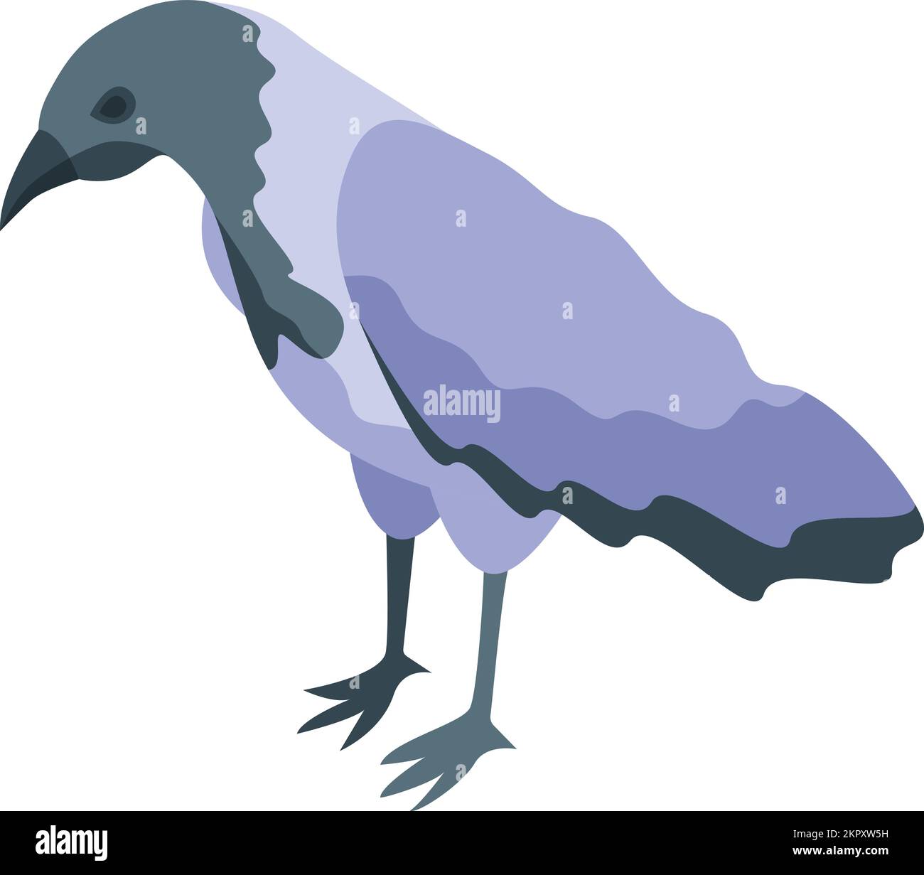 Outline Black Crow Cut Outs