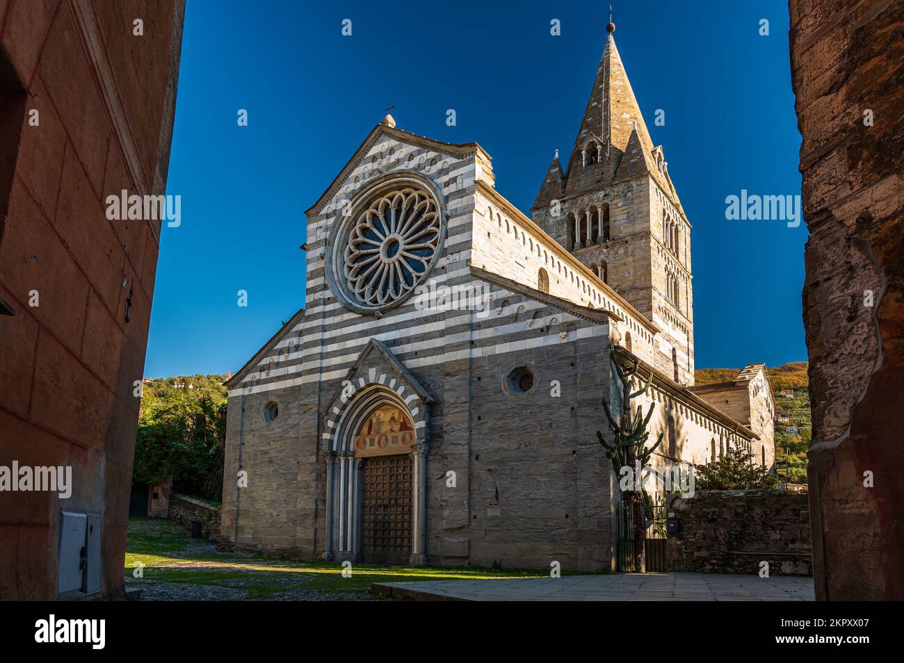 The ancient Basilica dedicated to the Fieschi Family situated in ...