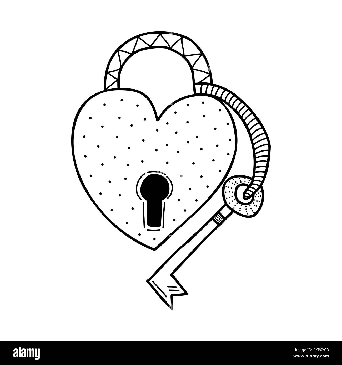 Continuous one line drawing of a heart shaped lock and key Stock Vector ... Continuous one line drawing of a heart shaped lock and key Stock Vector ...