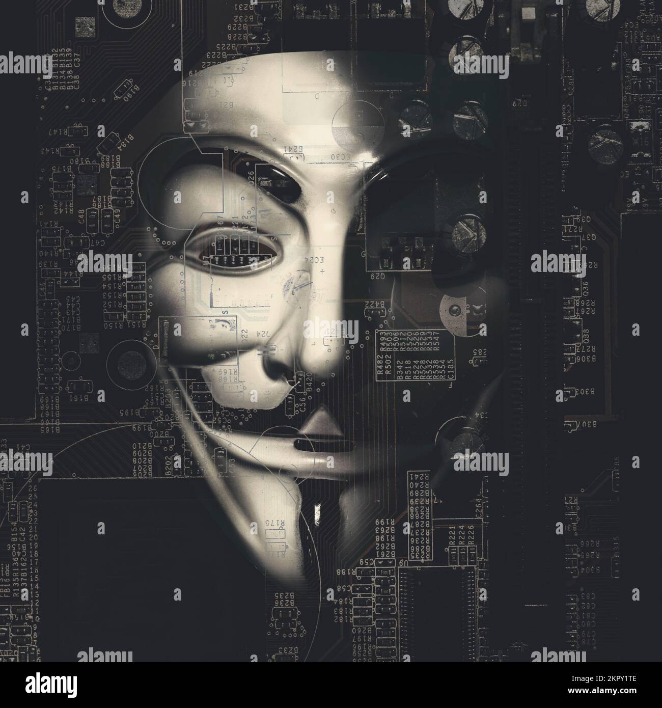 Hacktivist group anonymous hi-res stock photography and images - Alamy