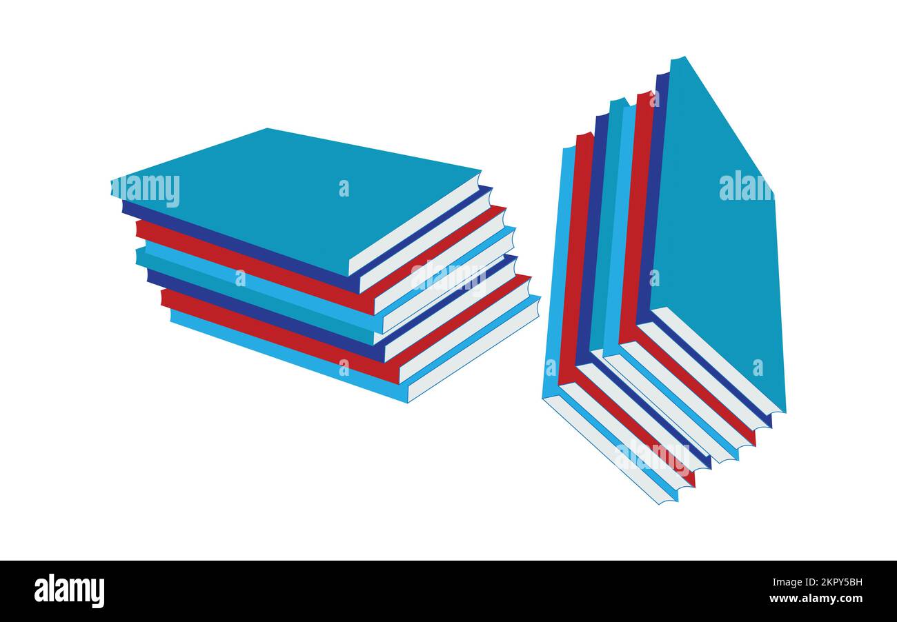 Icons of books vector Stock Vector Image & Art - Alamy