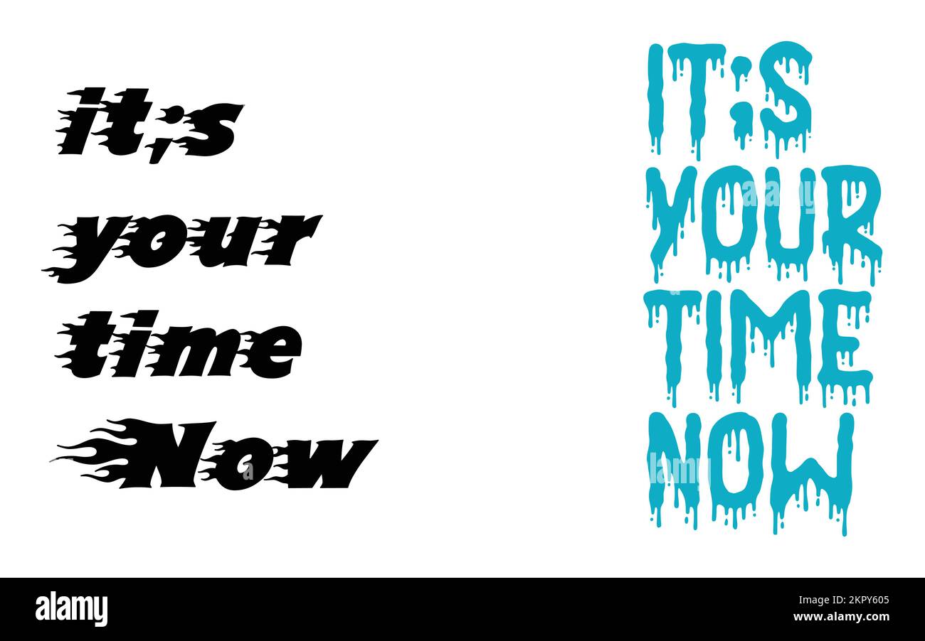 Hand drawn vintage illustrations with lettering Stock Vector Image ...