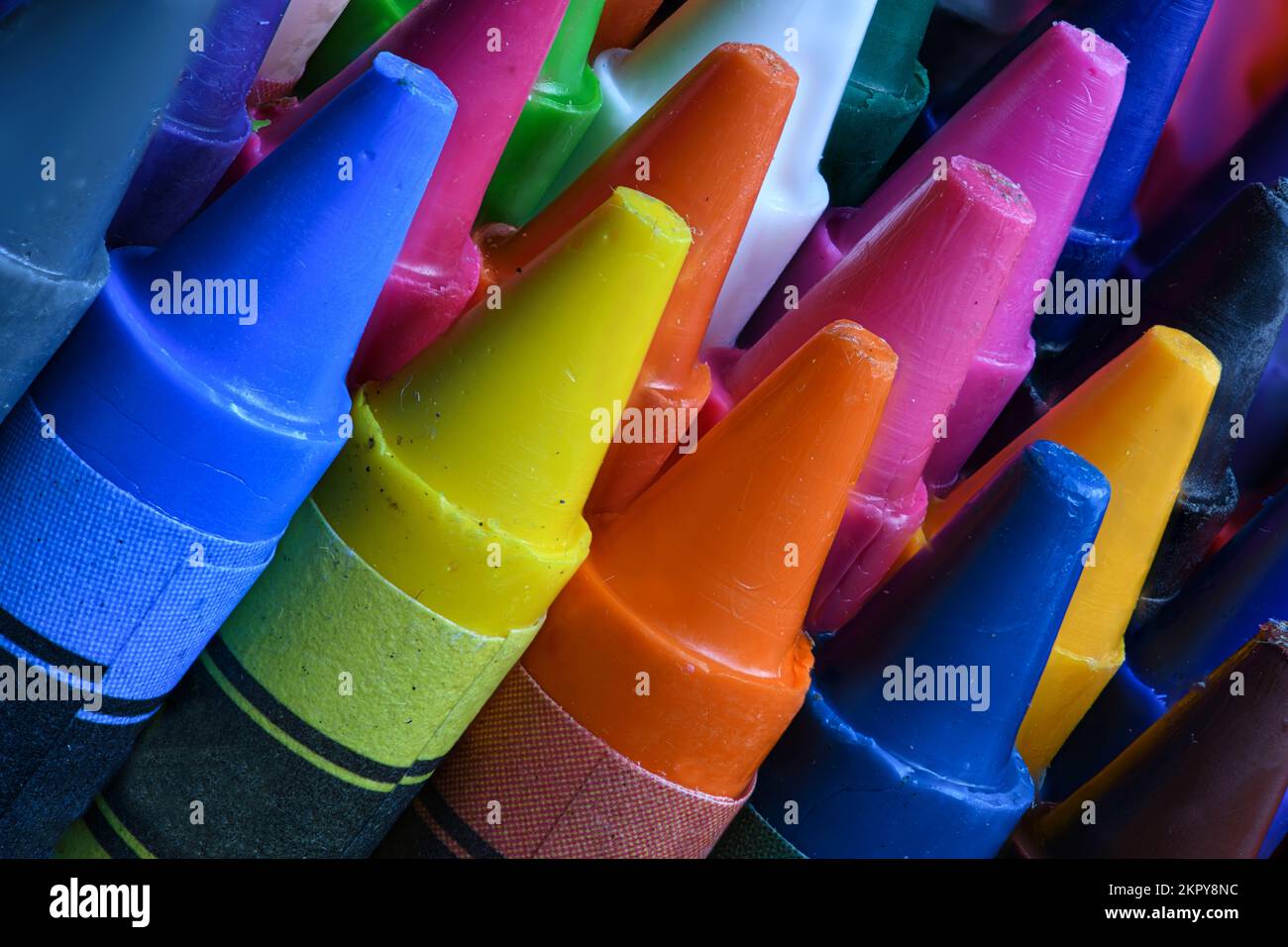 New Wax Crayon close up Stock Photo - Alamy