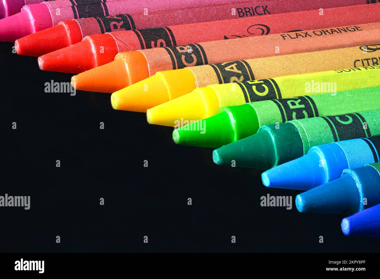 Funny crayons cartoon illustration hi-res stock photography and images ...