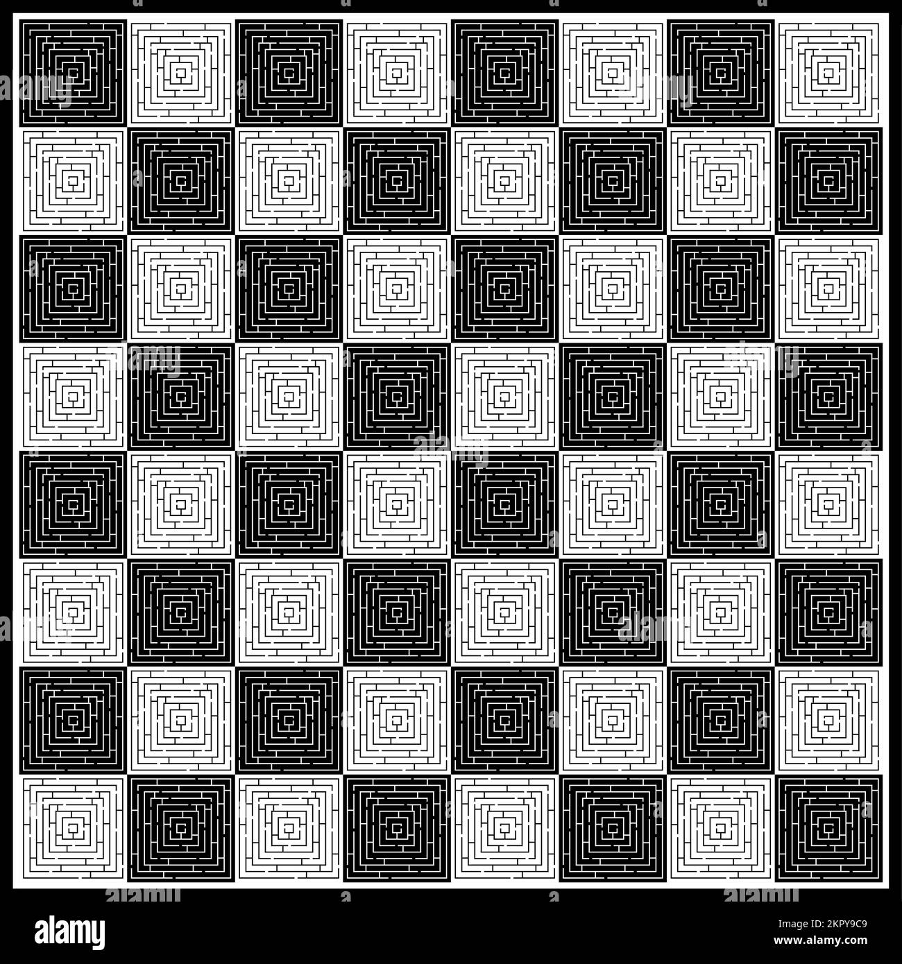 Black white checkerboard style hi-res stock photography and images - Alamy