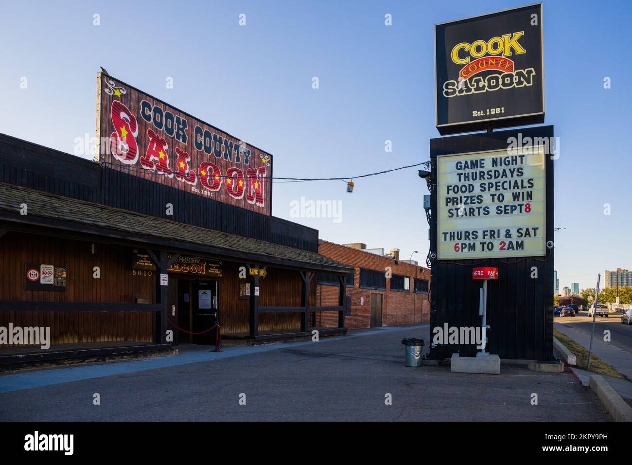 Edmonton Stratchona historical district Stock Photo - Alamy