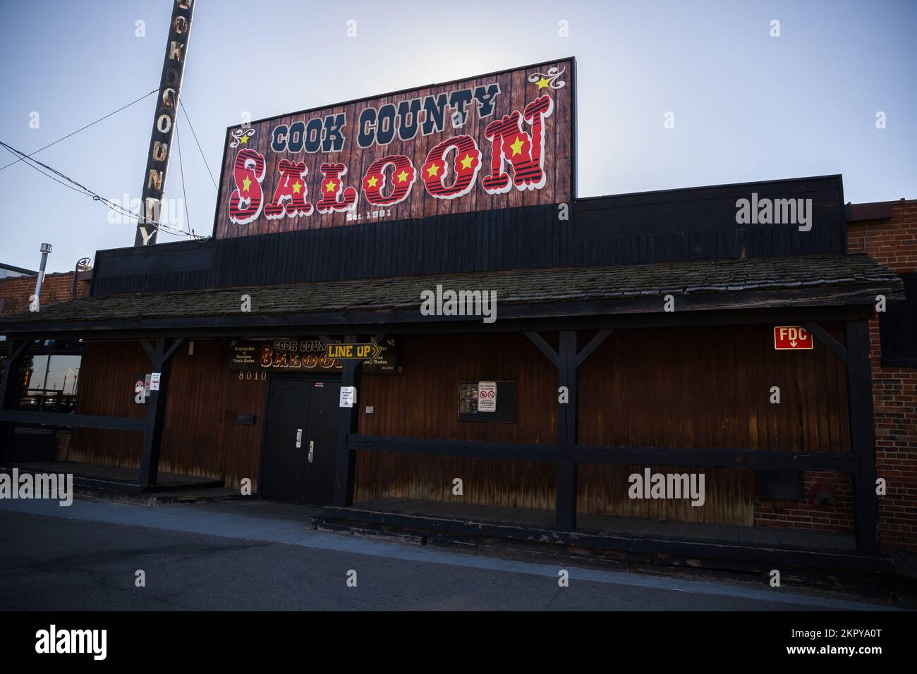 Edmonton Stratchona historical district Stock Photo - Alamy