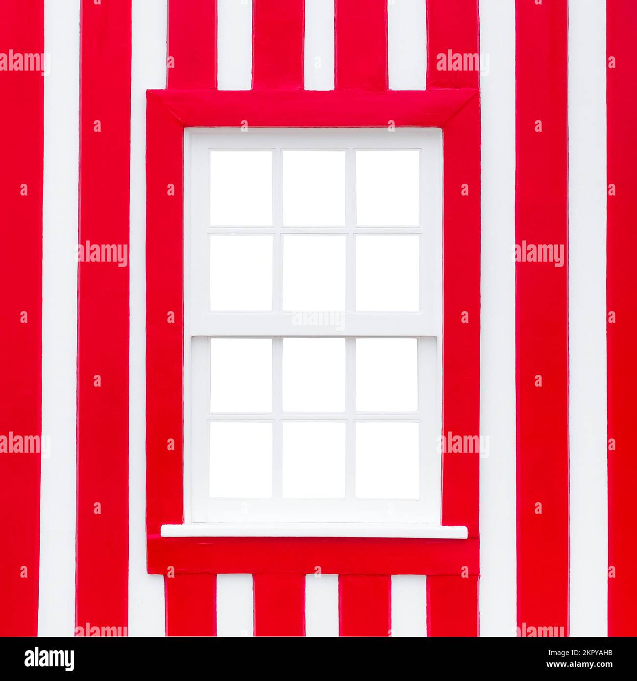 Red and white red striped window hi-res stock photography and images ...