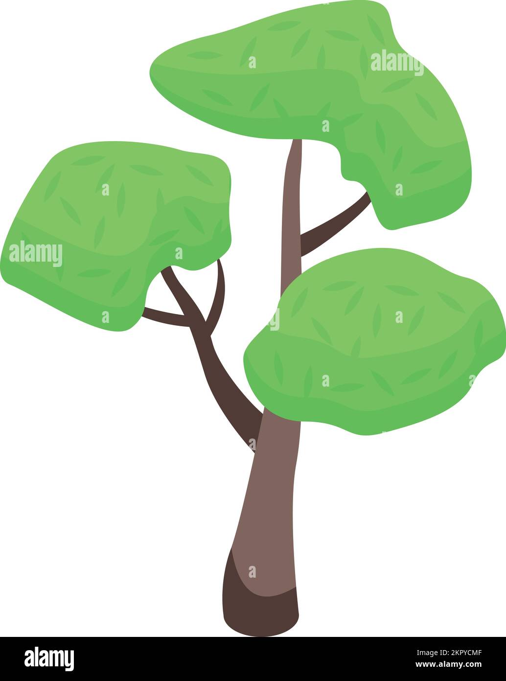 Zoo tree icon isometric vector. Family park. Feeding scene Stock Vector ...