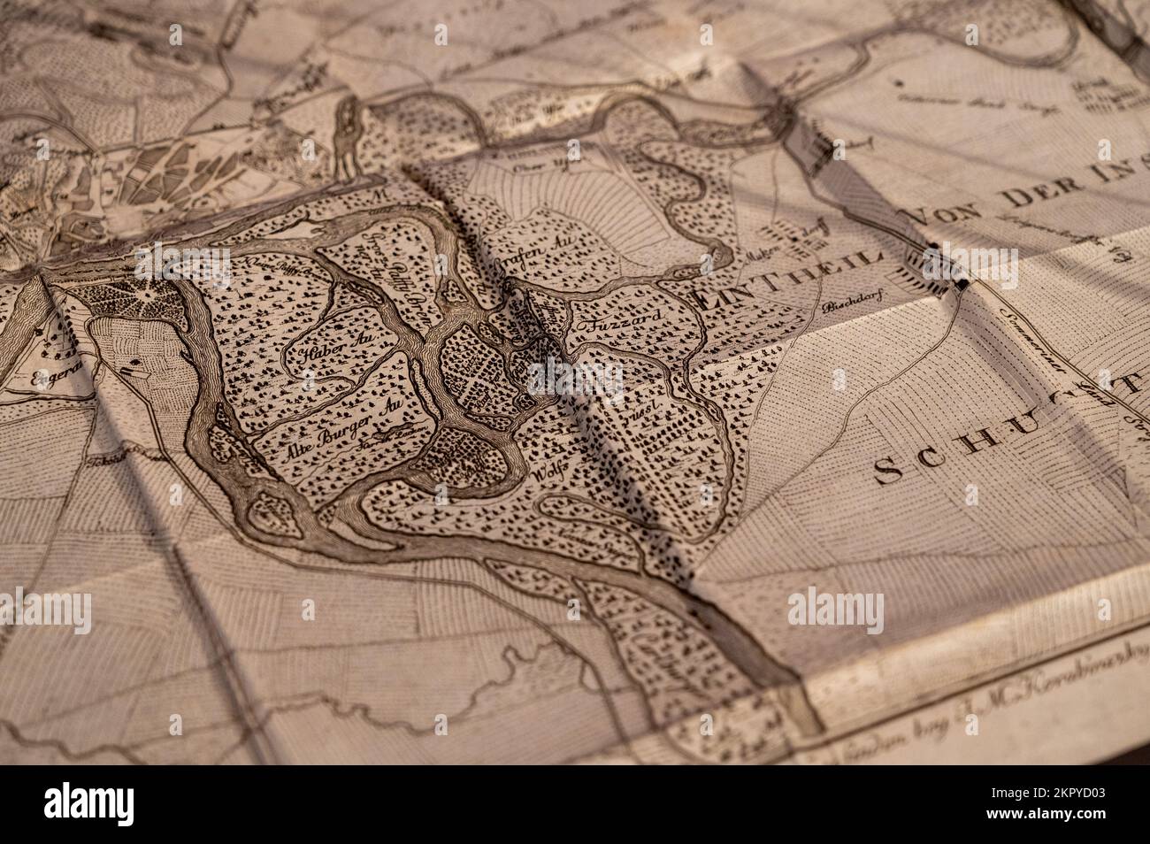 Map of Pressburg (Bratislava) in 1792 by Johann Mathias Korabinszky ...