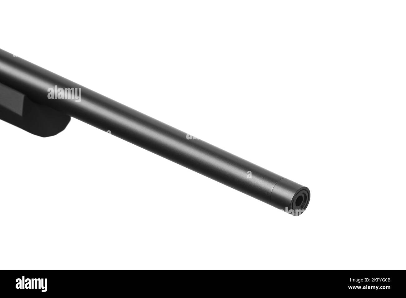 Modern bolt carbine isolated on white background. Weapons for sports ...