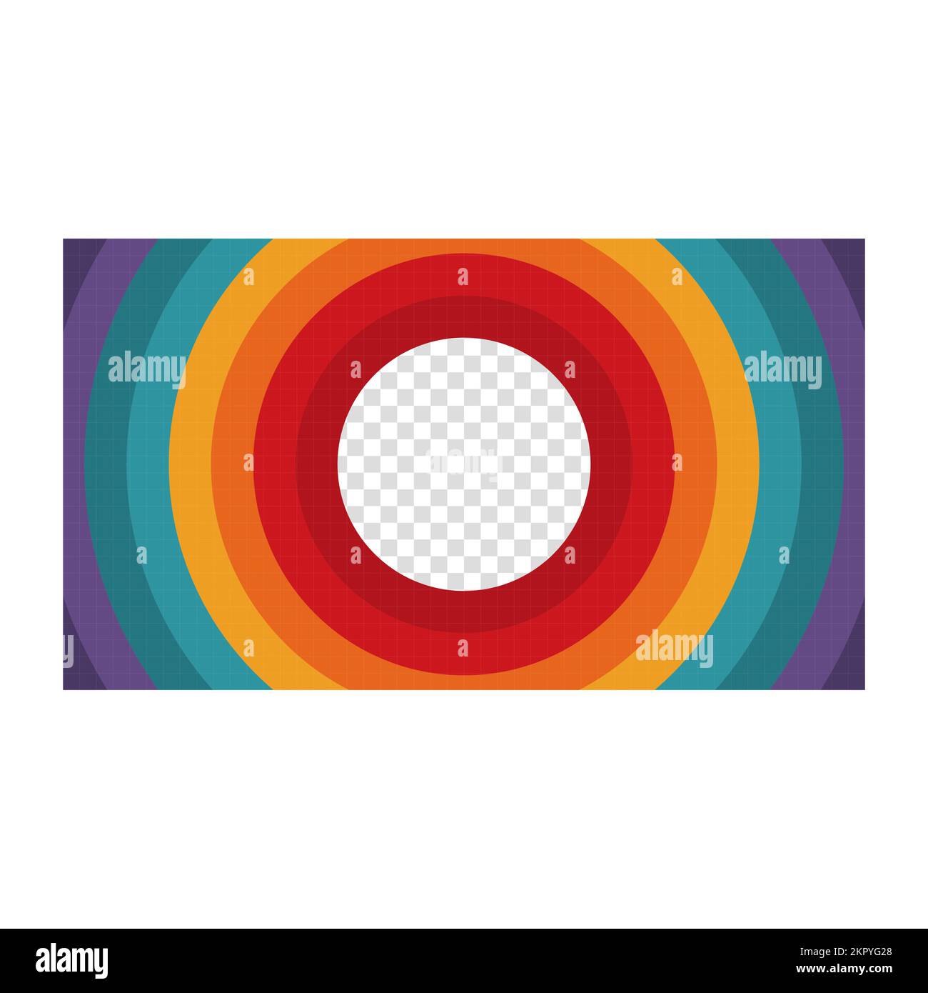 Abstract 1970's 1980's 1960's background with circles element and retro ...