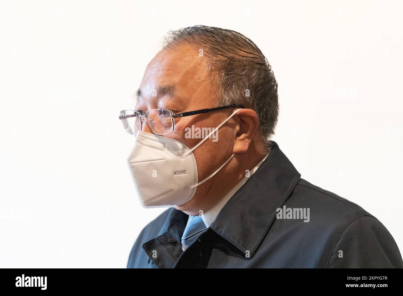 Zhang Jun, Permanent Representative of China to the UN speaks to press ...
