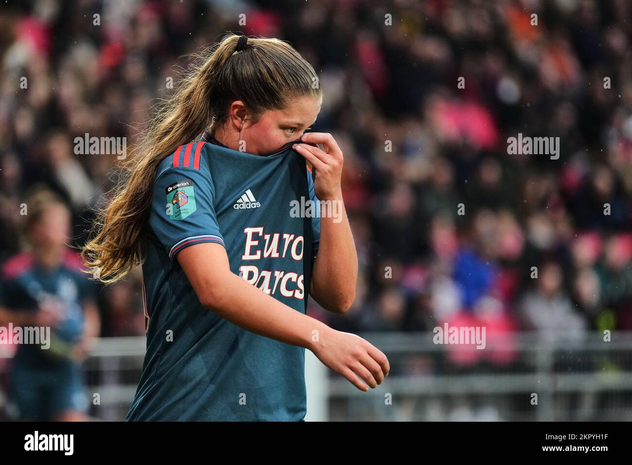 Eindhoven - Romee van de Lavoir of Feyenoord V1 during the match ...