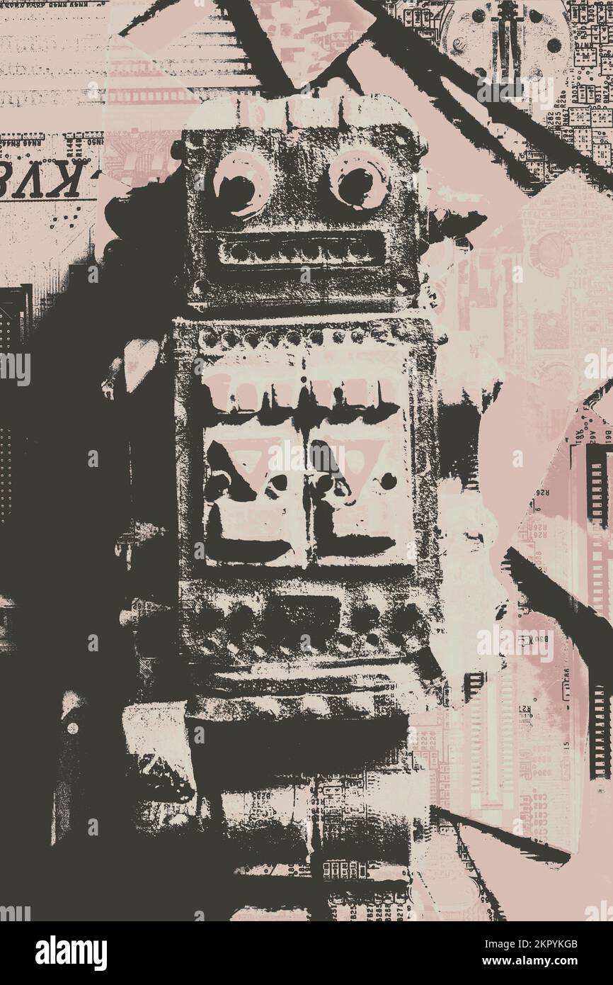 Microchip, computer artwork hi-res stock photography and images - Alamy