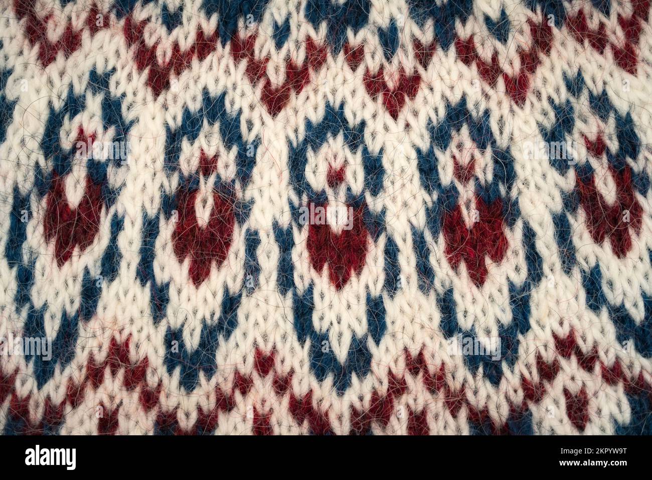 Ordinary Single hand knitting pattern, homemade, hand-knitted sweater ...