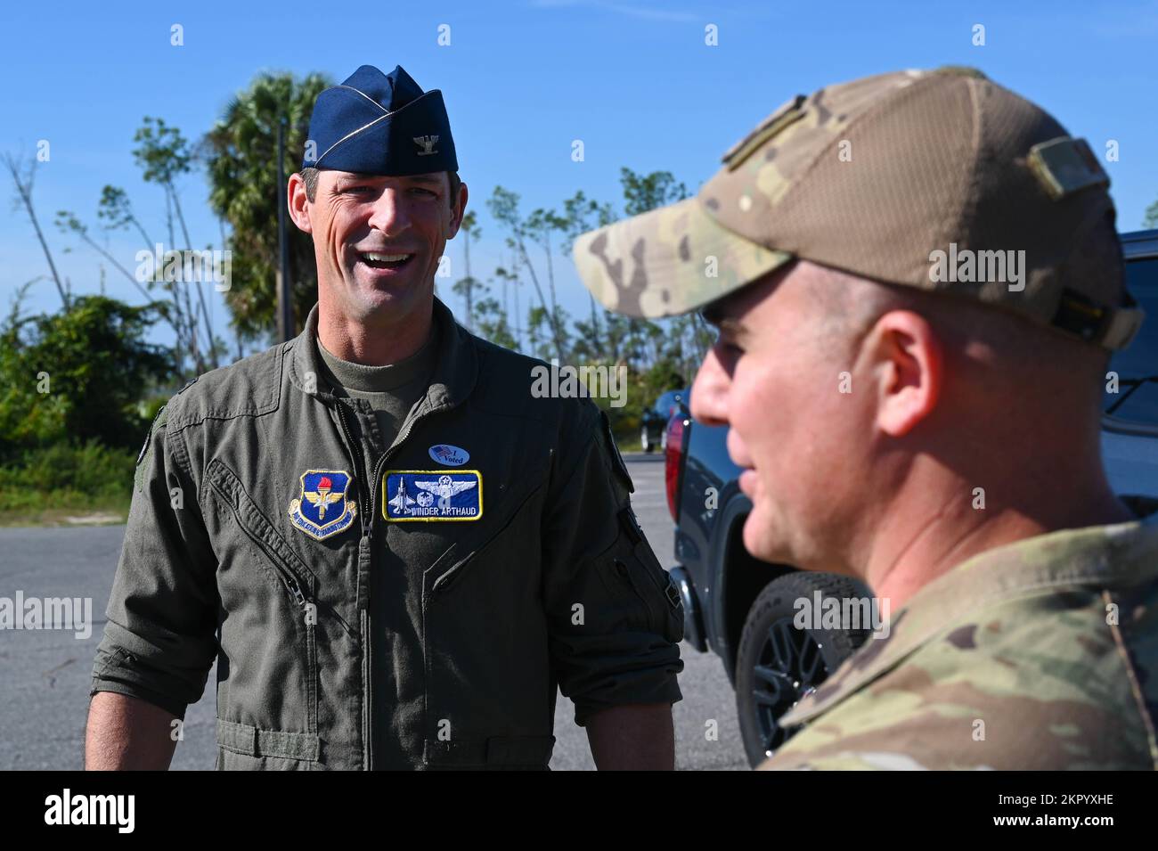 U.S. Air Force Lt. Col. Michael Davis, commander of the 337th Air ...