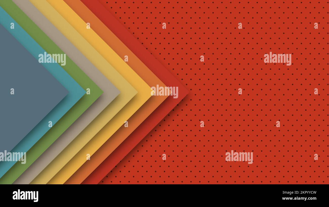 Realistic design in futuristic retro style. Abstract geometric 1970's ...