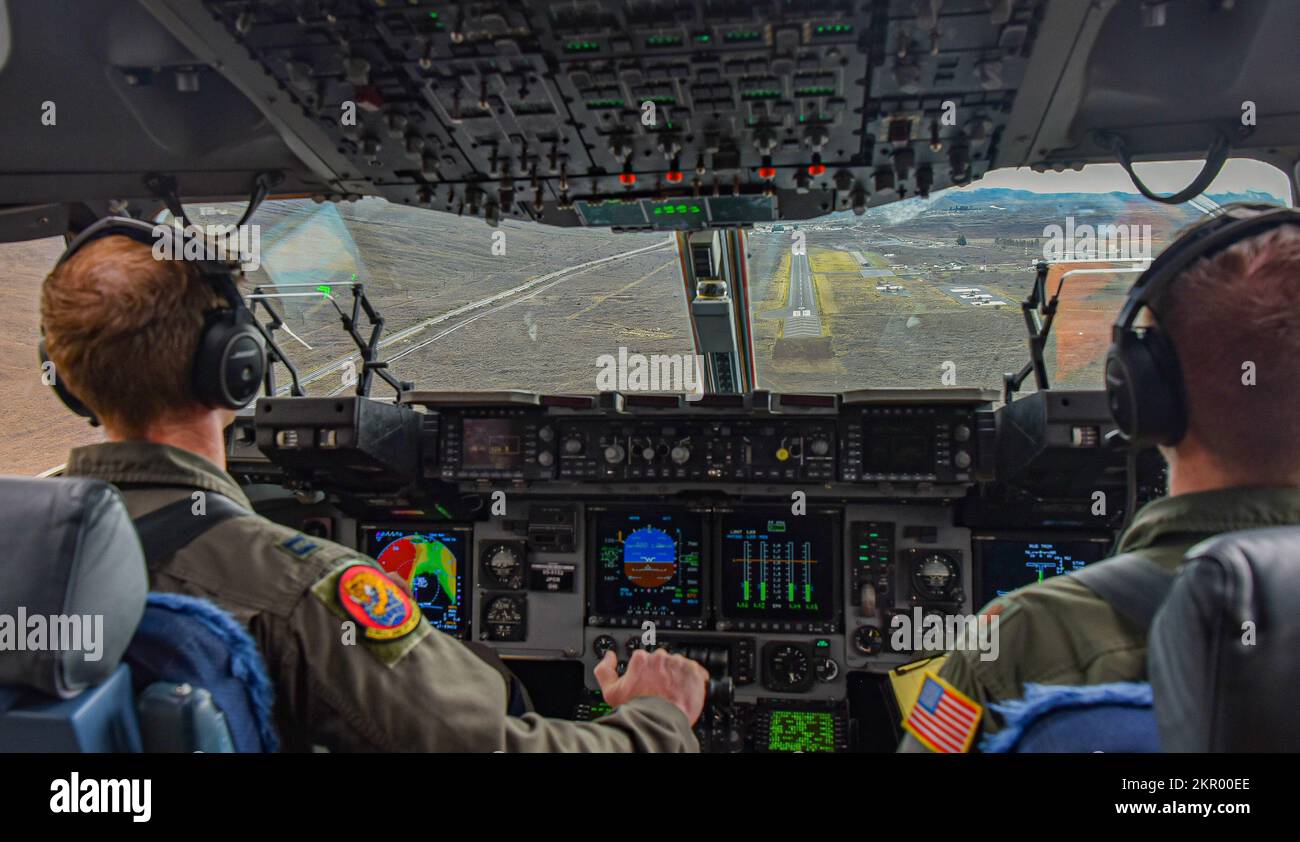 U.S. Air Force Capt. Andrew Jones, left, and U.S. Air Force Maj. Paul ...