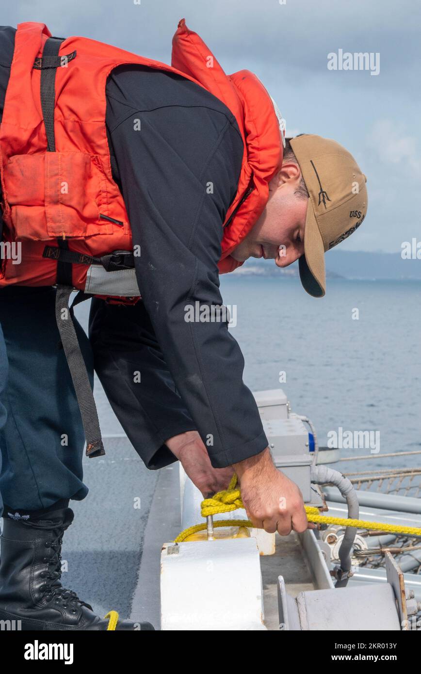 221104-N-XN177-1048 SYDNEY (Nov. 4, 2022) – Seaman William Billiot ...