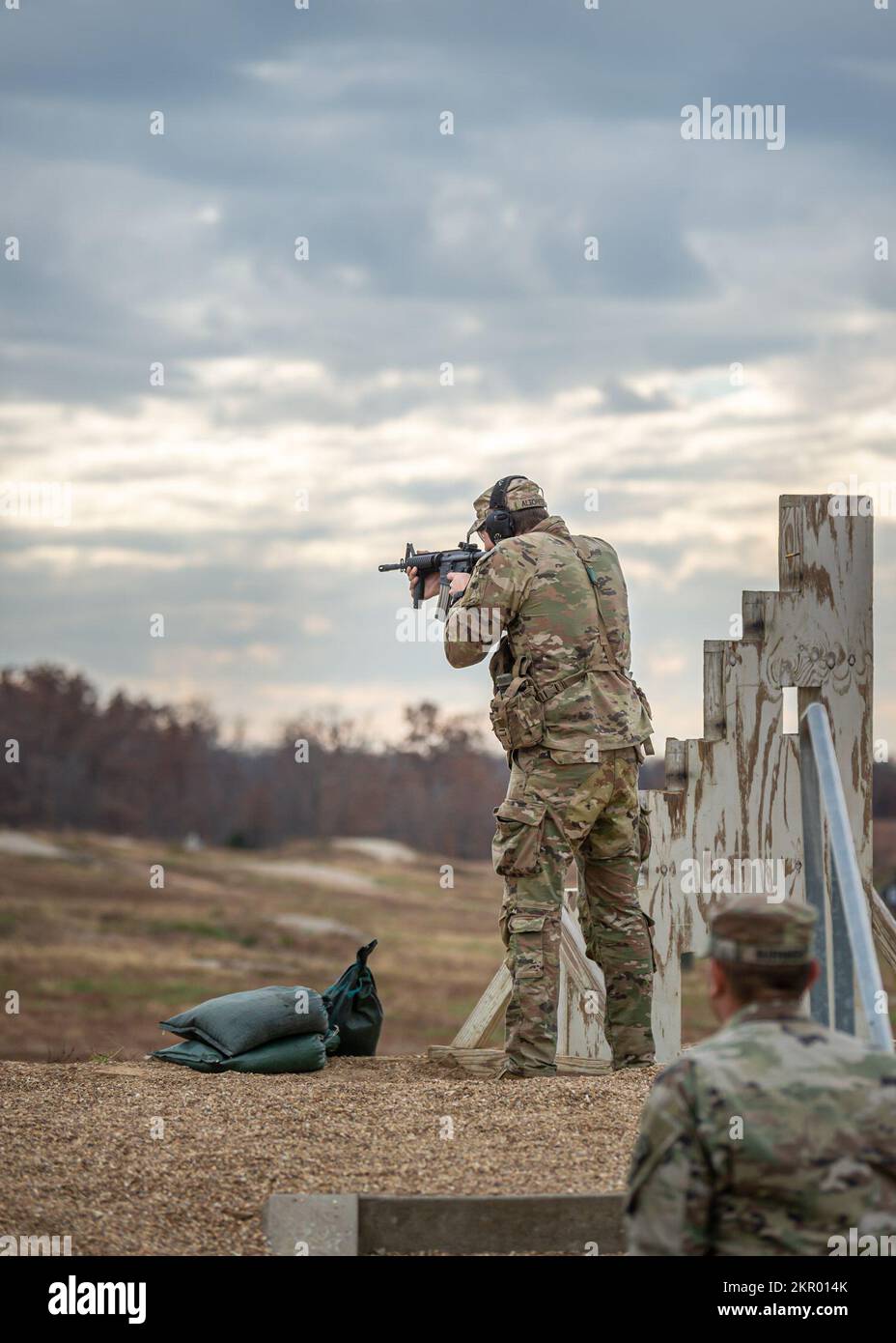 Wheaton College Cadet Luke Altorfer shoots an M4 carbine rifle Friday ...
