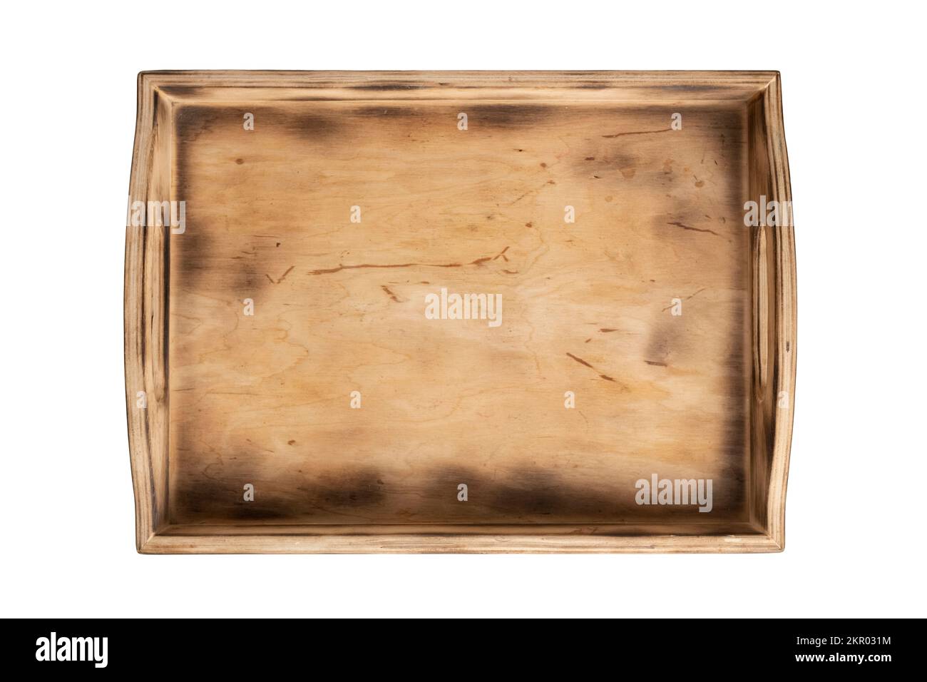 Empty wooden box isolated on white, Wooden grocery box Stock Photo - Alamy