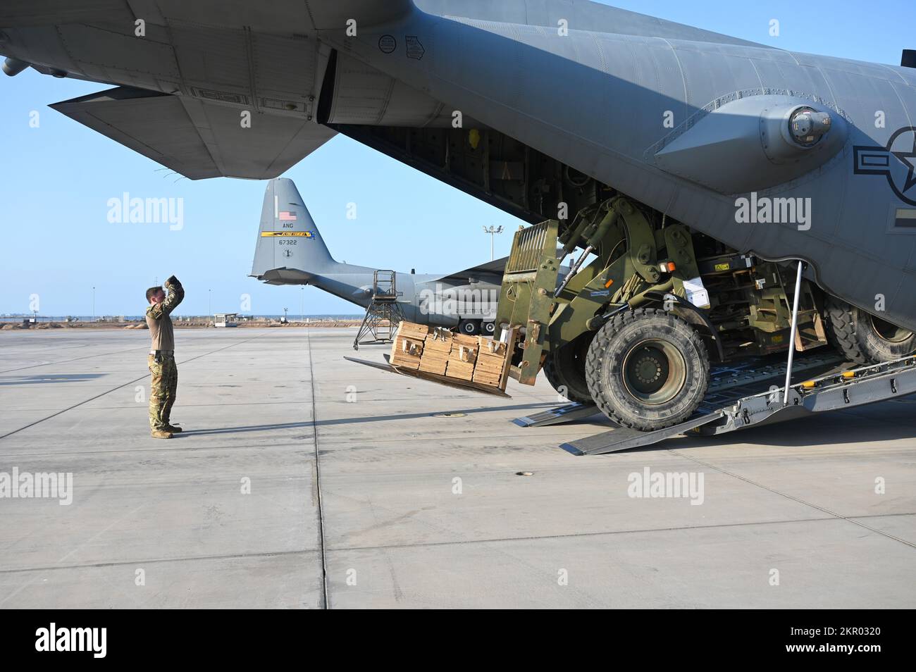 U.S. Air Force Senior Airman Liam Norton, loadmaster with the 75th ...