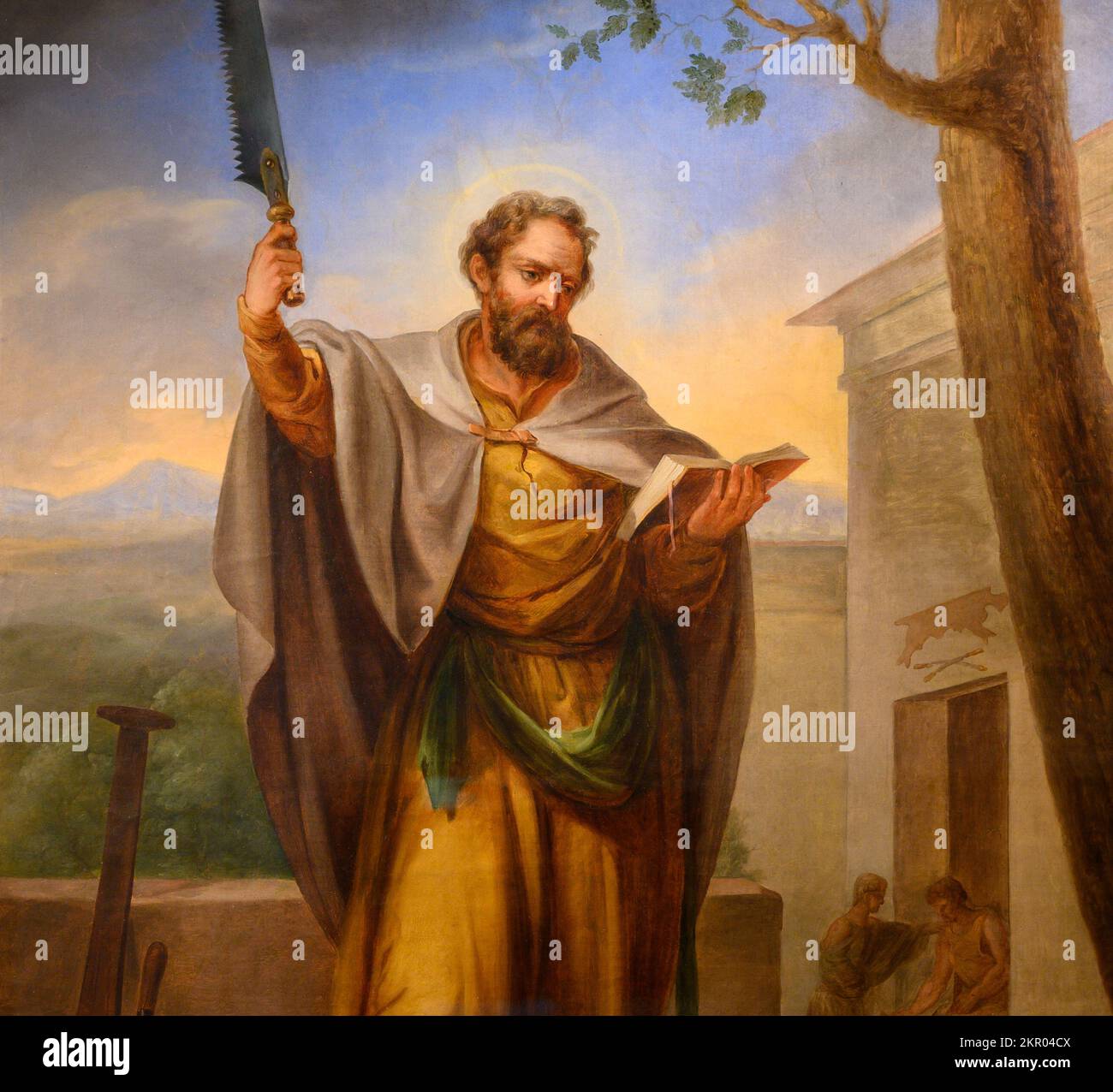 Saint Simon The Apostle Symbol