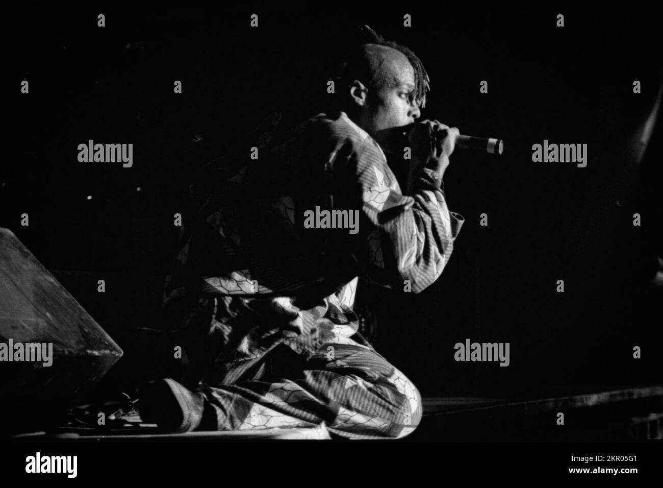 Fishbone live in concert in France - Angelo Moore on stage with his ...