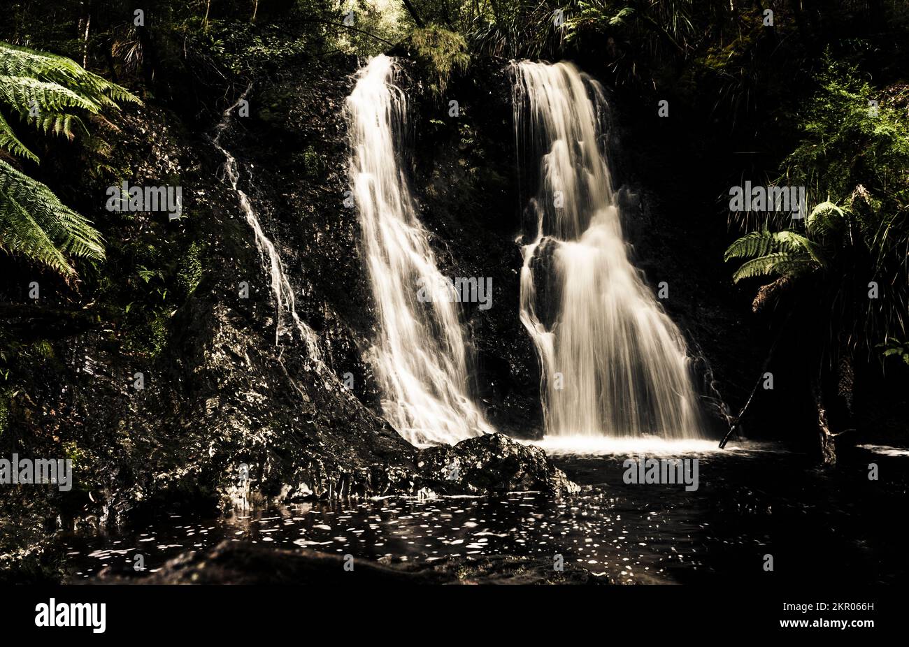 Cascades in a gully cascades in a gully hi-res stock photography and ...