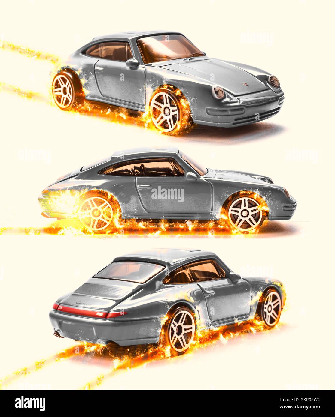 Porsche on fire hi-res stock photography and images - Alamy