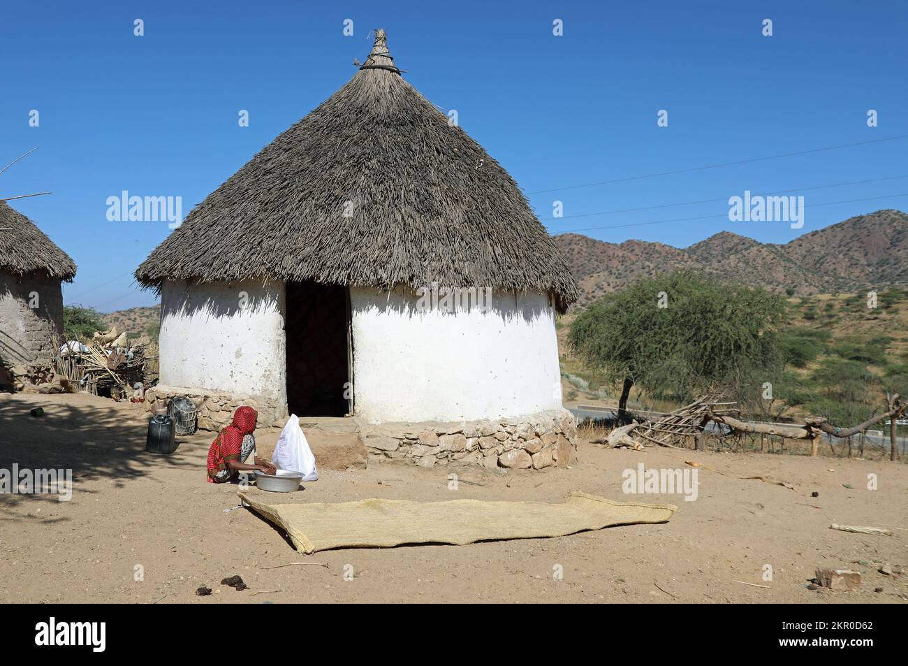 Tigre village in Eritrea Stock Photo - Alamy