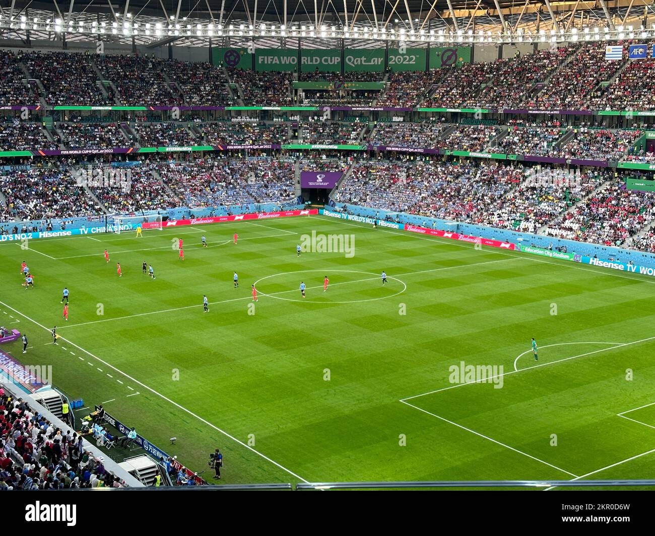 inside View of the Education City Stadium, a venue of the FIFA World ...