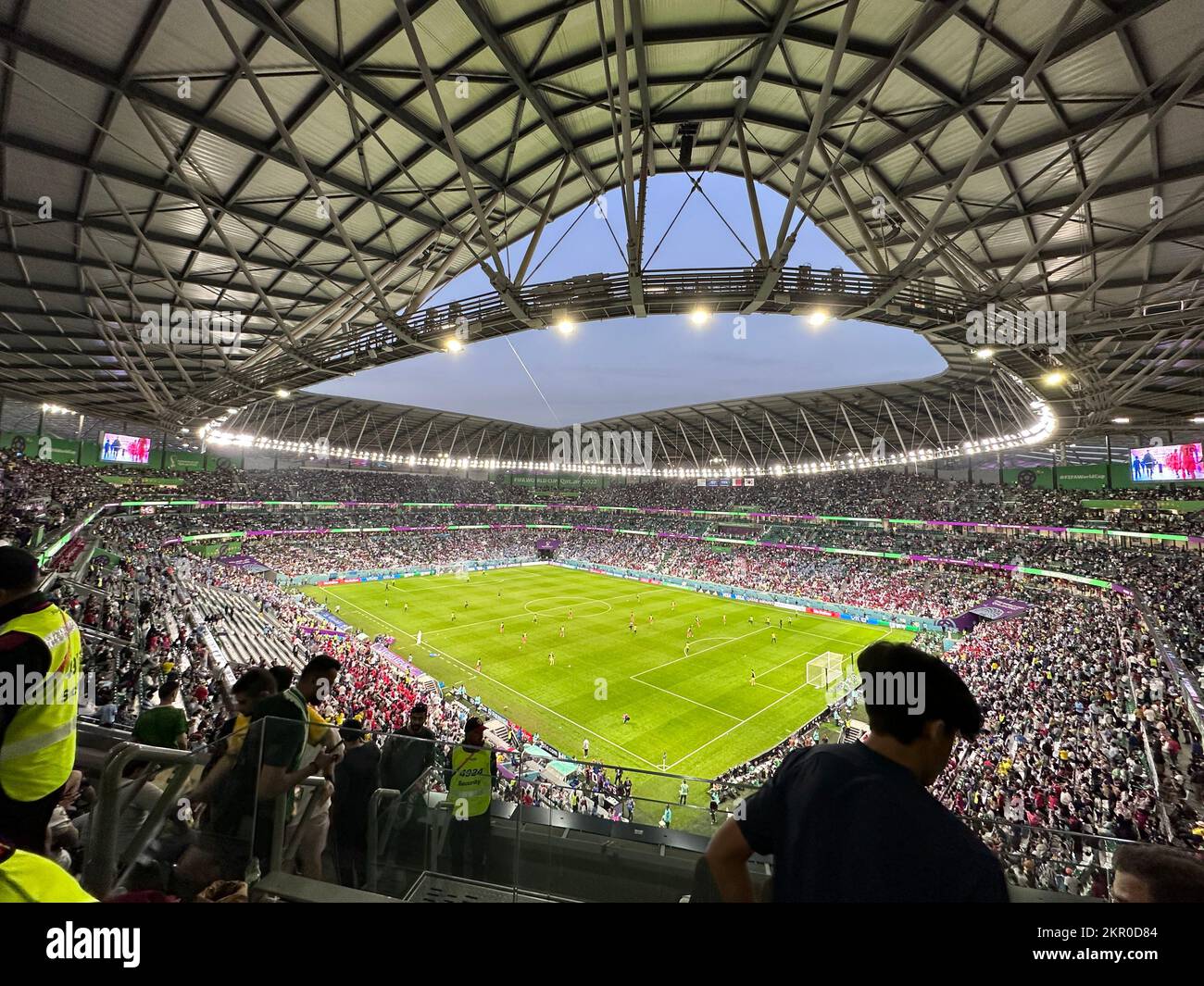 inside View of the Education City Stadium, a venue of the FIFA World ...