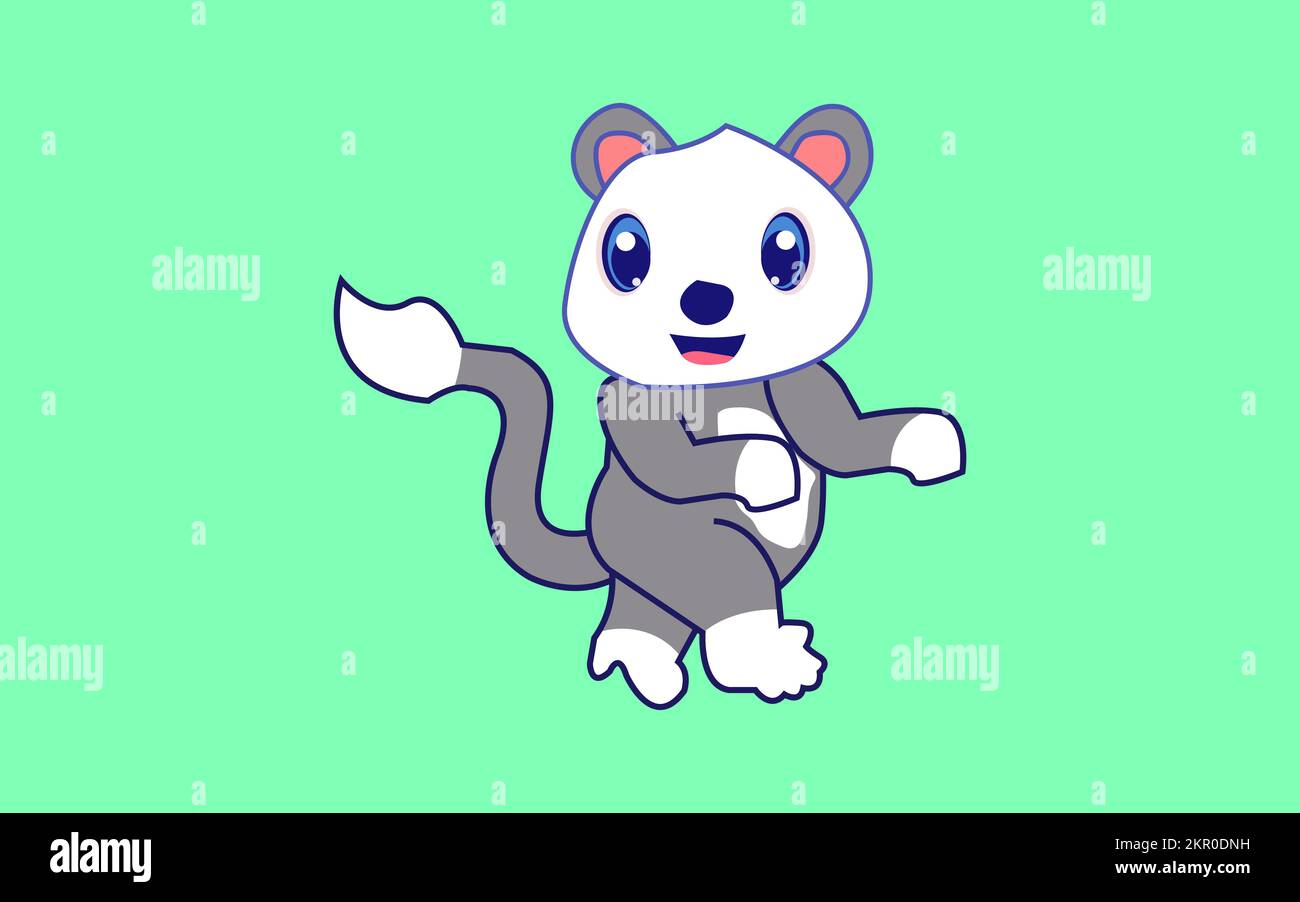 Vector illustration of panda isolated Stock Vector Image & Art - Alamy