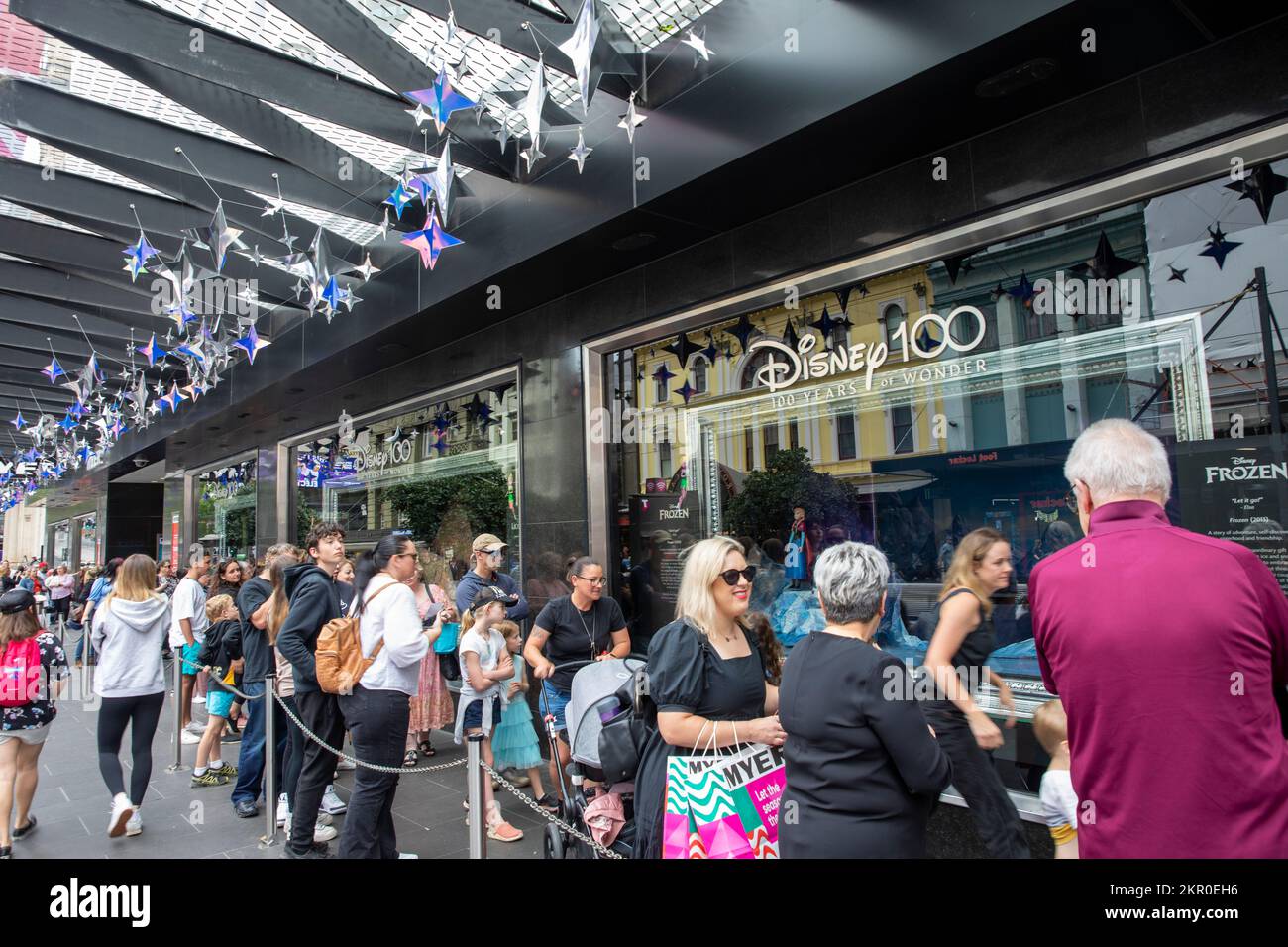 Myer Department Store Christmas Window Display Celebrating 100 Years