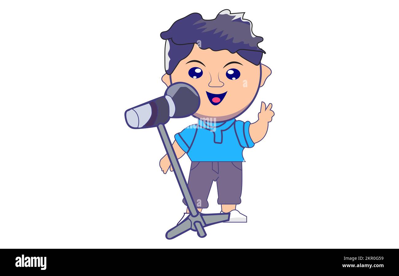 Smiling person speech audience Stock Vector Images - Alamy