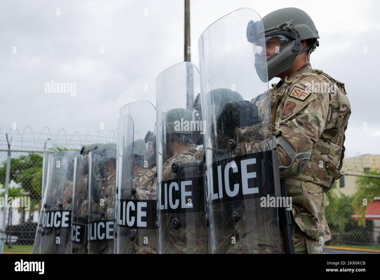 Human barricade hi-res stock photography and images - Alamy