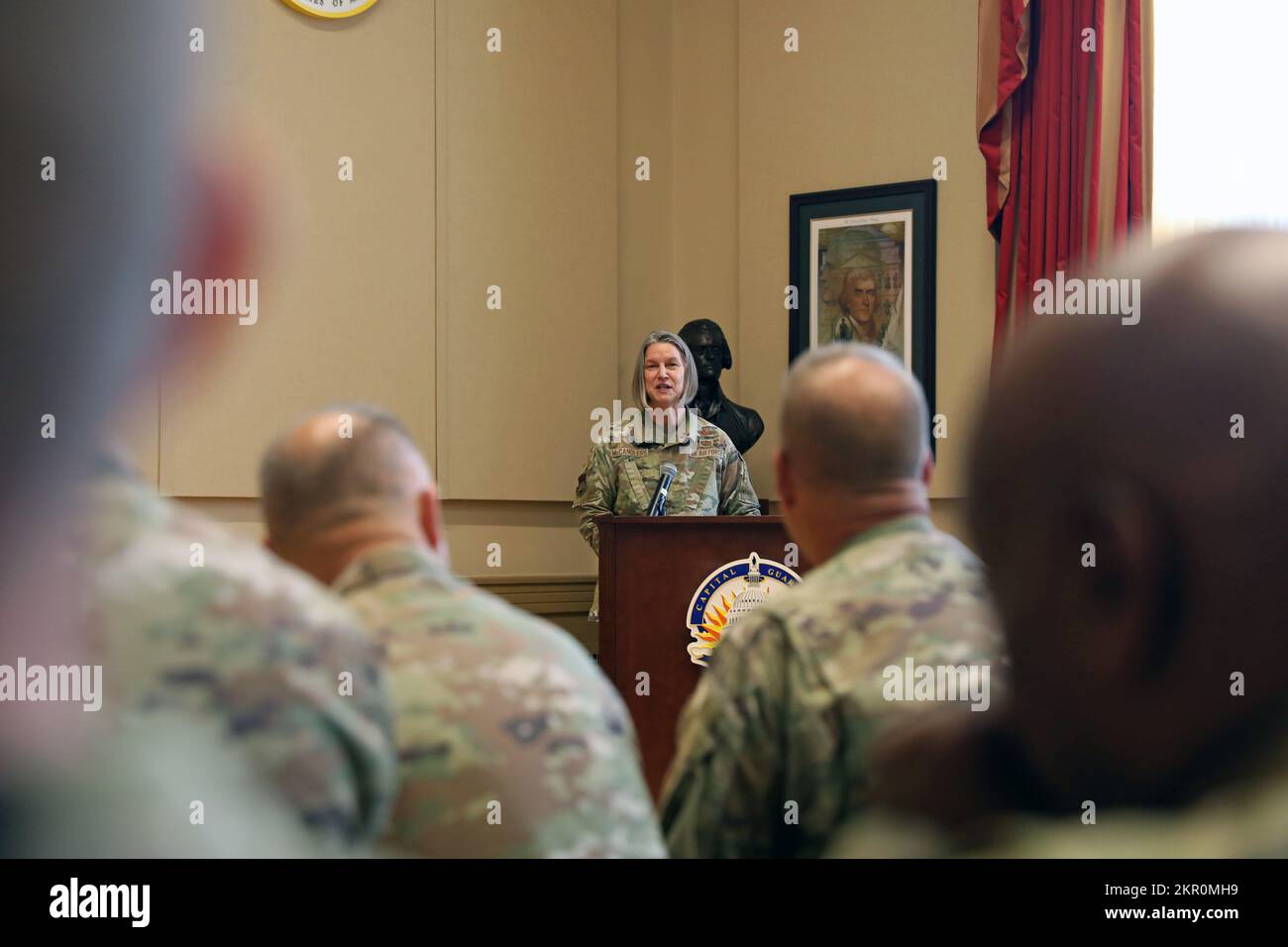 District of Columbia National Guard service members, family members ...