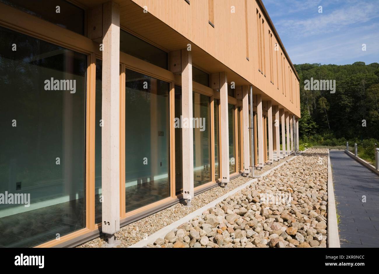 Val Notre-Dame Monastery in summer, Saint-Jean-de-Matha, Lanaudiere ...