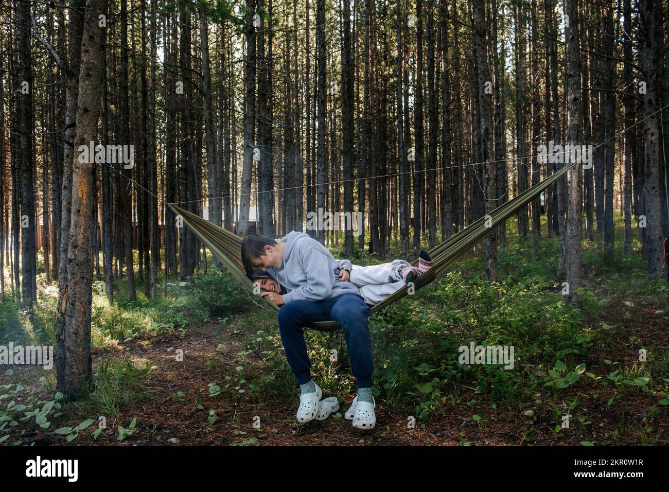 Two teenagers playing hi-res stock photography and images - Alamy
