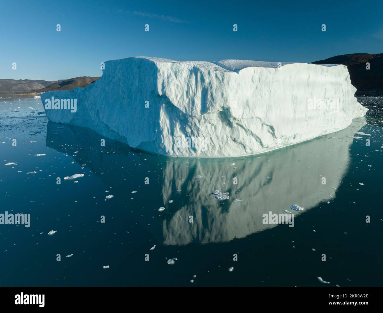 Aerial view big iceberg hi-res stock photography and images - Alamy