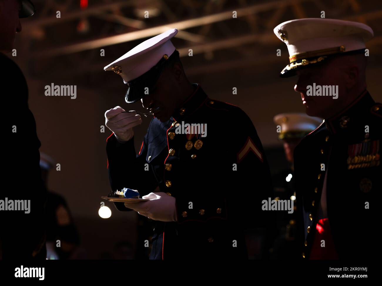 U.S. Marine Corps Pfc. Ymac Cuevas, a legal service specialist and the ...