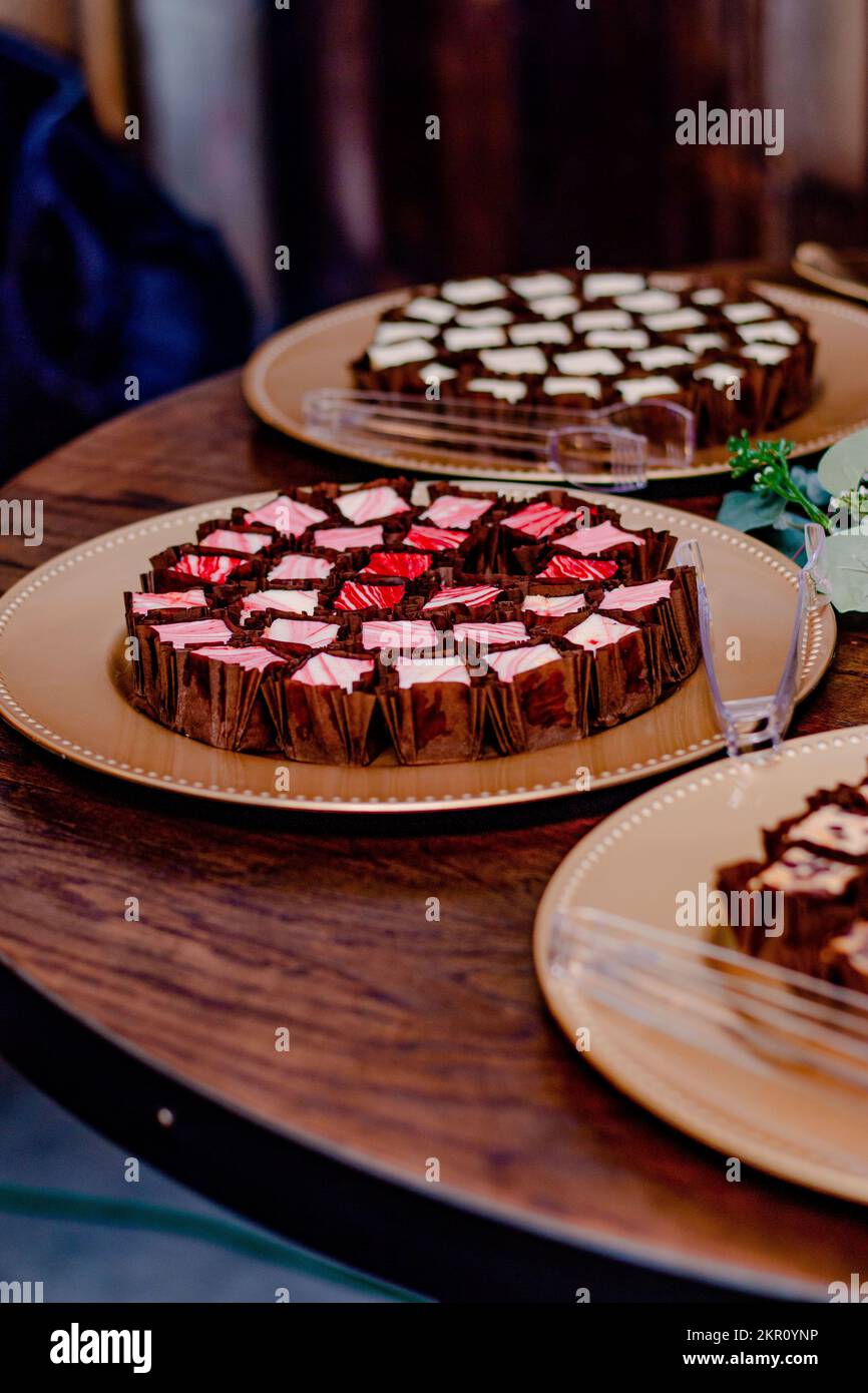 wedding Style Chocolate Truffle Bar Stock Photo - Alamy